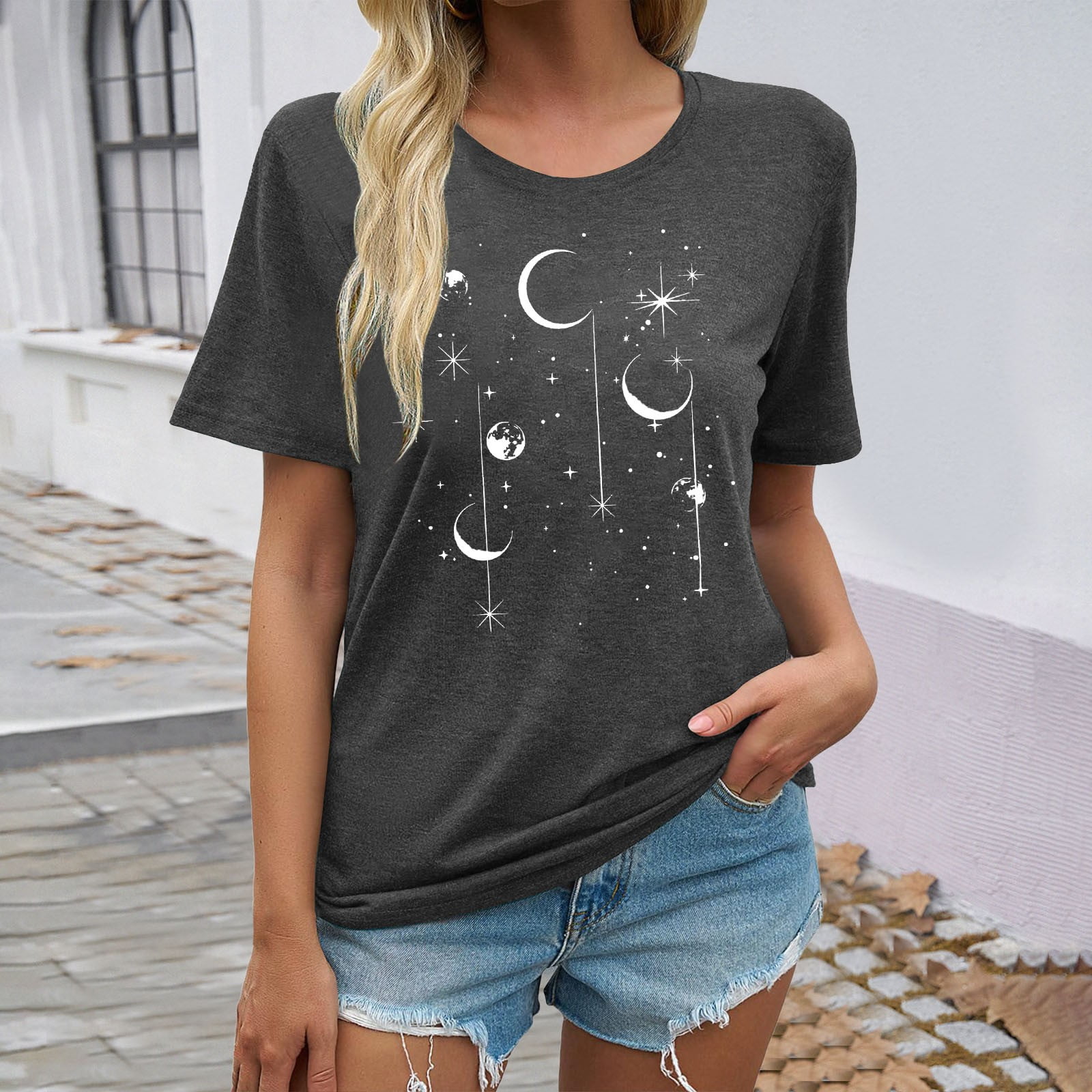 Click here for Hhsclothinggg Stylish Womens T-Shirts Casual Short... prices