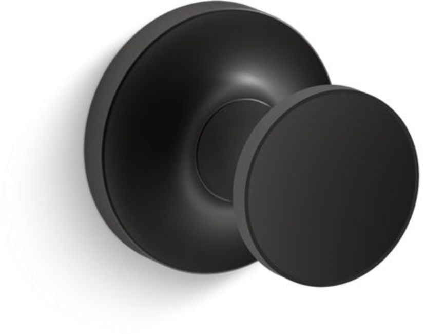 Kohler K-14443-BL Purist Robe Hook - Matte Black - Walmart.com