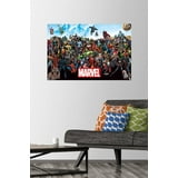 Marvel Comics - The Marvel Lineup Wall Poster with Push Pins, 22.375" x ...