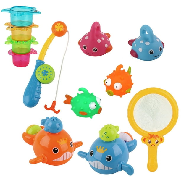 hoksml Fidget Toys Clearance Bath Toys Fishing Games Swimming Whales ...