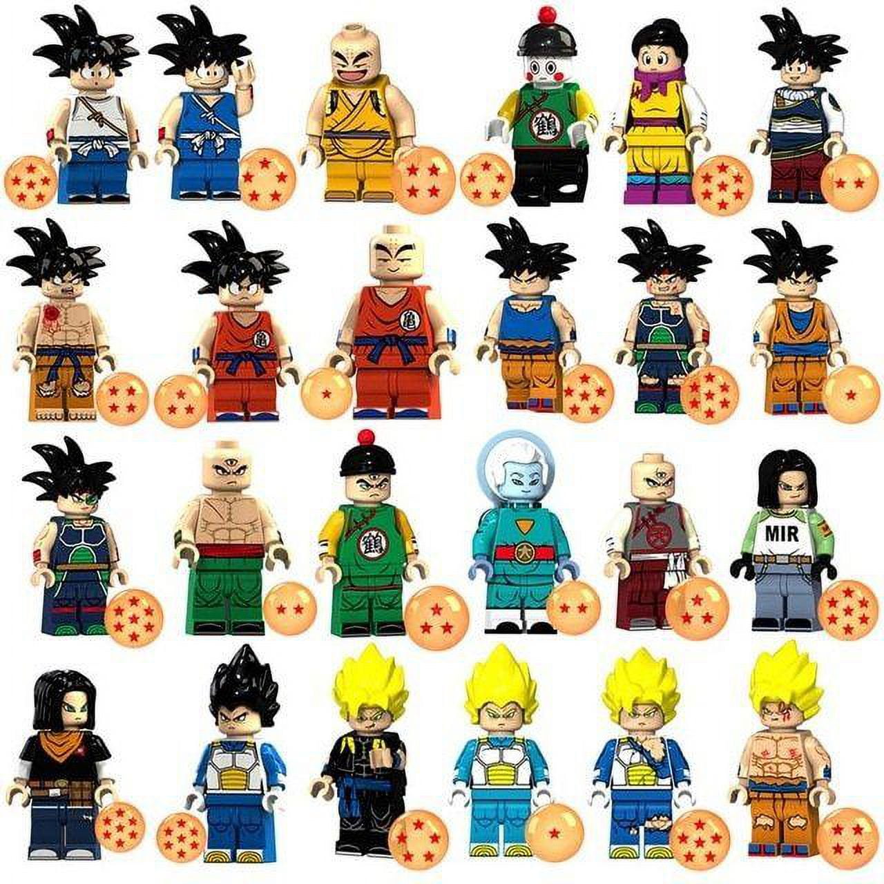 Dragon Ball Z Super Saiyan Son Goku Vegeta Krillin Chiaotzu Tien ...