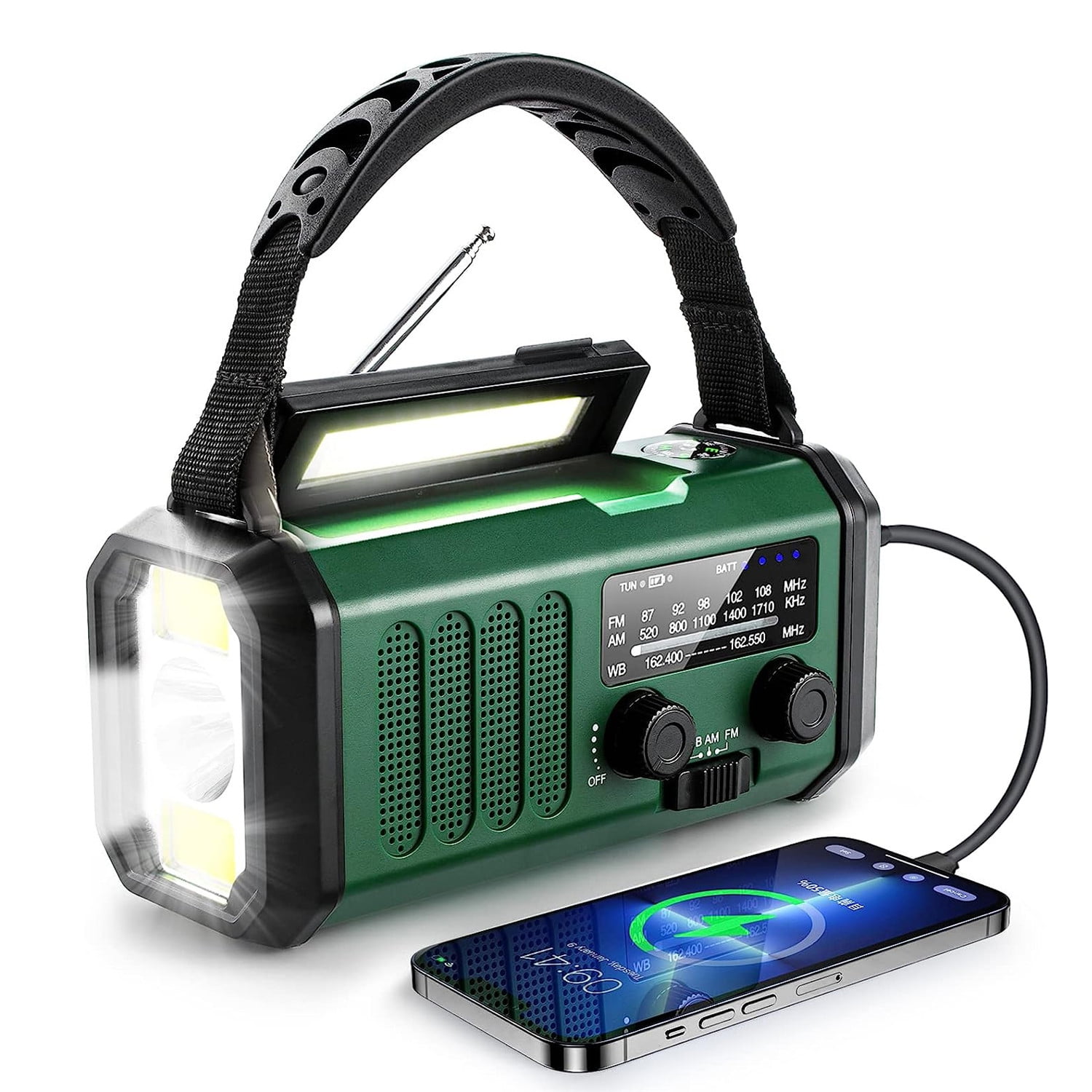 Click here for Pepisky Solar Portable Survival  Hand Cranked Char... prices