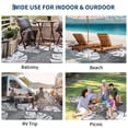 Waterproof Reversible Outdoor Rug 8x10ft, Palm Leaves Plastic Straw Mat ...