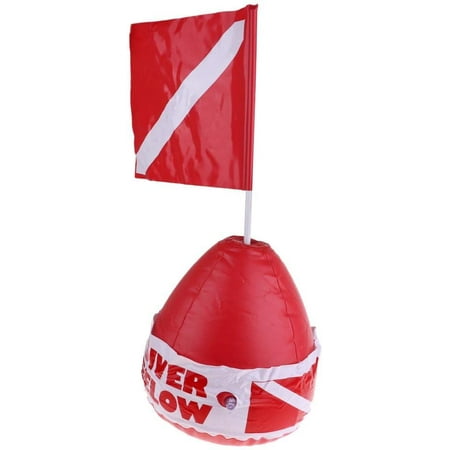 Scuba Diver Down Inflatable Signal Floater Float Dive Flag Buoy Ball ...
