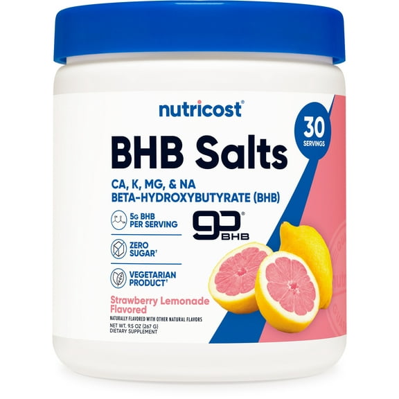 Nutricost BHB Salts Drink Mix (30 Servings, Peach Mango Flavored) (5G ...