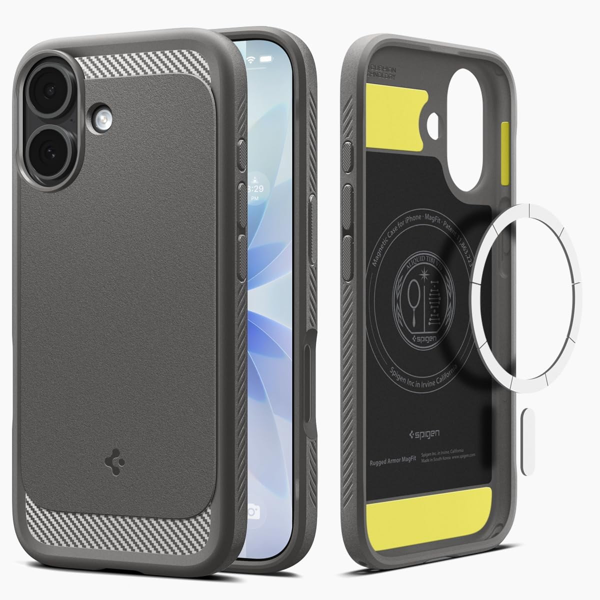 TEMOGU-Case for iPhone 17 Case, Rugged Armor MagFit [Magsafe Compatible ...