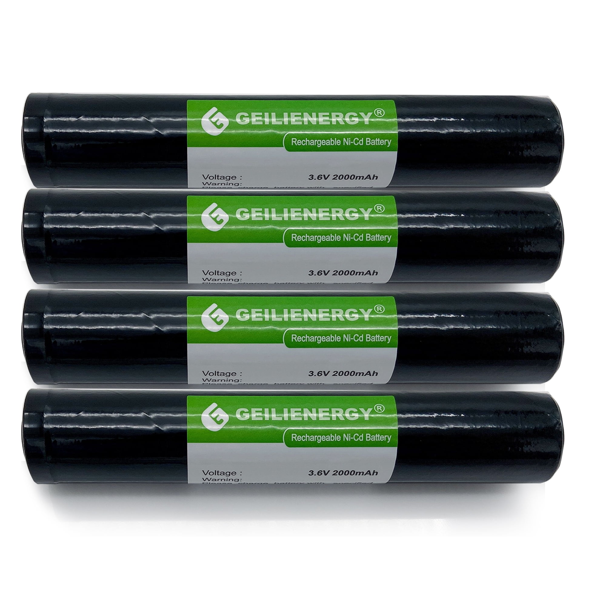 GEILIENERGY (4PACK) 3.6V Battery Compatible with Streamlight Stinger ...