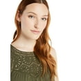 Time and Tru Women's Sleeveless Tiered Cotton Dress with Crochet Trim ... Time and Tru Women's Sleeveless Tiered Cotton Dress with Crochet Trim ...