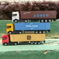 1:50 Alloy Diecast Large Truck Model Car Toy Simulation Container Toy ...