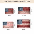 American Flag Door Mat Indoor Outdoor, Vintage Blue Red USA Flag Non ...