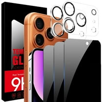 2 Pack Matte Privacy Tempered Glass for iPhone 16 Pro Max Anti-glare ...