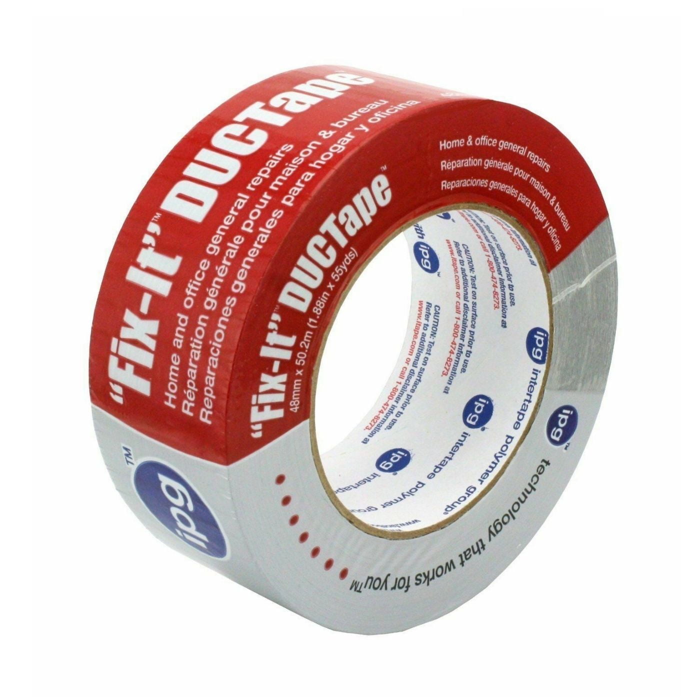 Intertape DUCT TAPE AC10-SILVER 48mm x 50.4M Wrapped 12 Rolls - Walmart.com