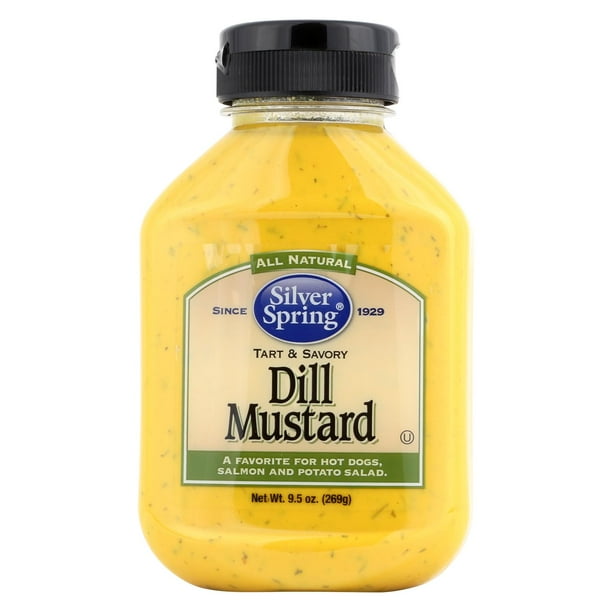 Silver Spring Squeeze Dill Mustard, 9.5 Oz - Walmart.com - Walmart.com