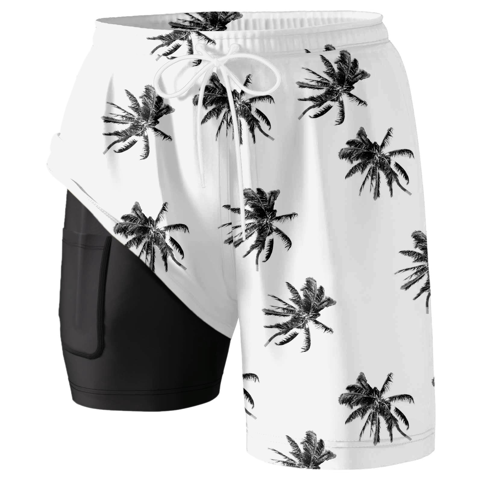 Click here for Ediodpoh Men Swim Trunks With Compresssion Liner I... prices