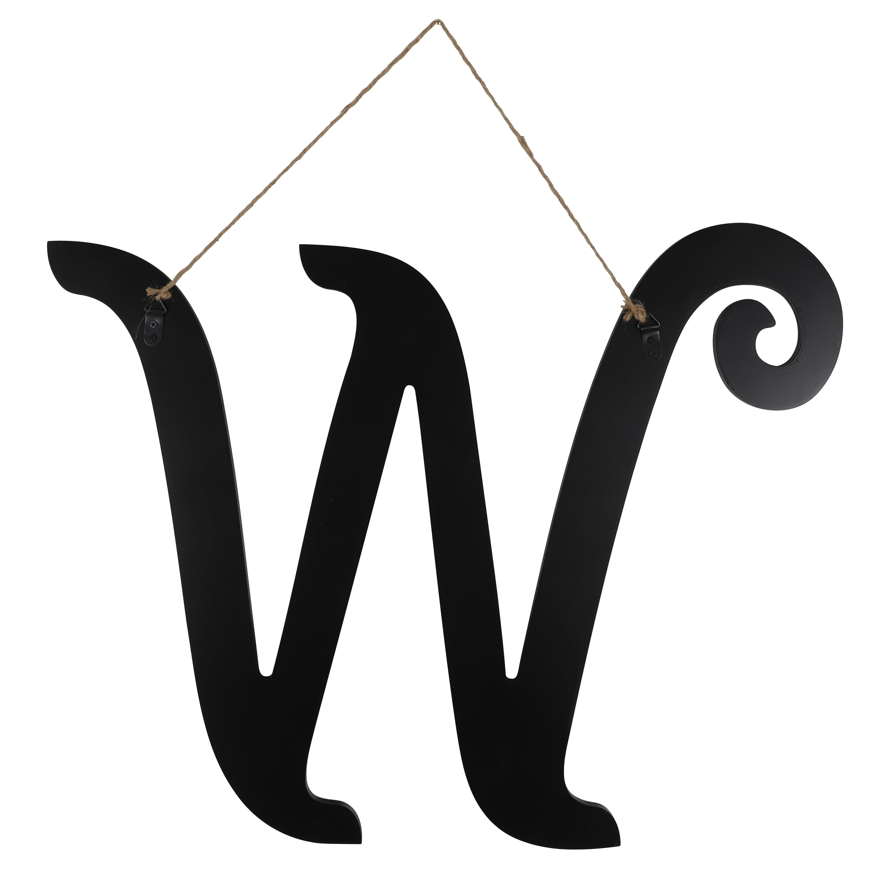 The Letter W In Cursive