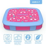 Bentgo Kids Pink 5-Compartment Bento Lunch Box Dishwasher Safe ...