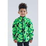 Minecraft Creeper Big Boys Fleece Zip Up Jacket Green 10-12 - Walmart.com