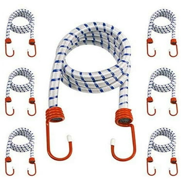 Wideskall 12 Pieces 30" inch Extra Long Bungee Cords with Hooks ...