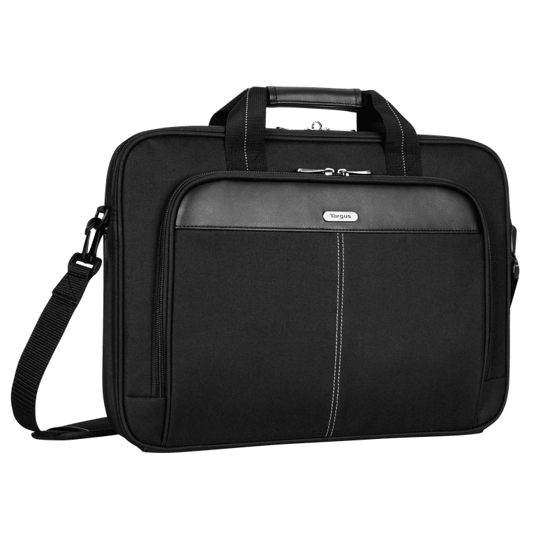 Targus Classic Slim Laptop Briefcase Black Polyester TCT027US Walmart