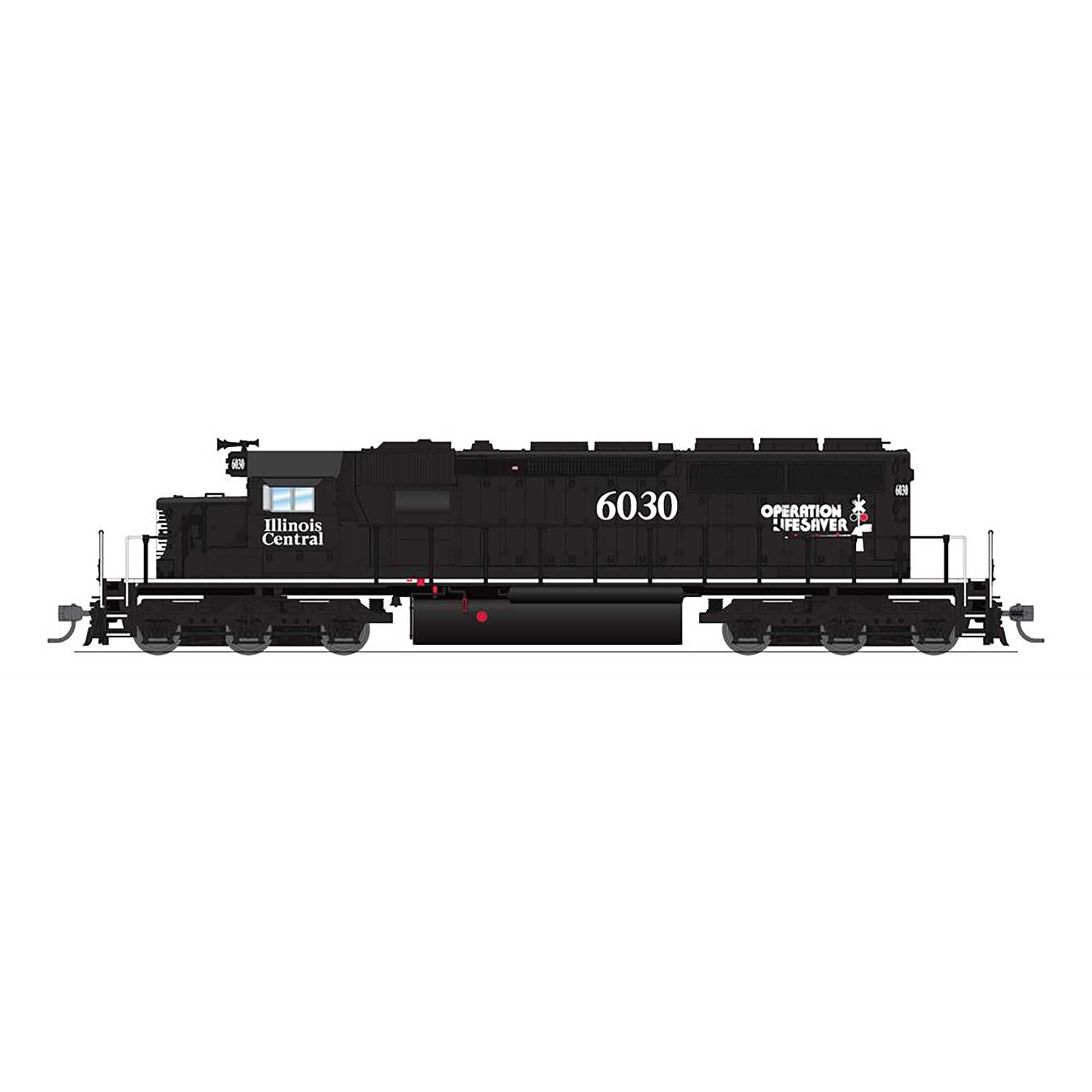 Broadway Limited Imports HO SD40-2/Paragon4/DC/DCC IC #6257 BLI6787 HO ...