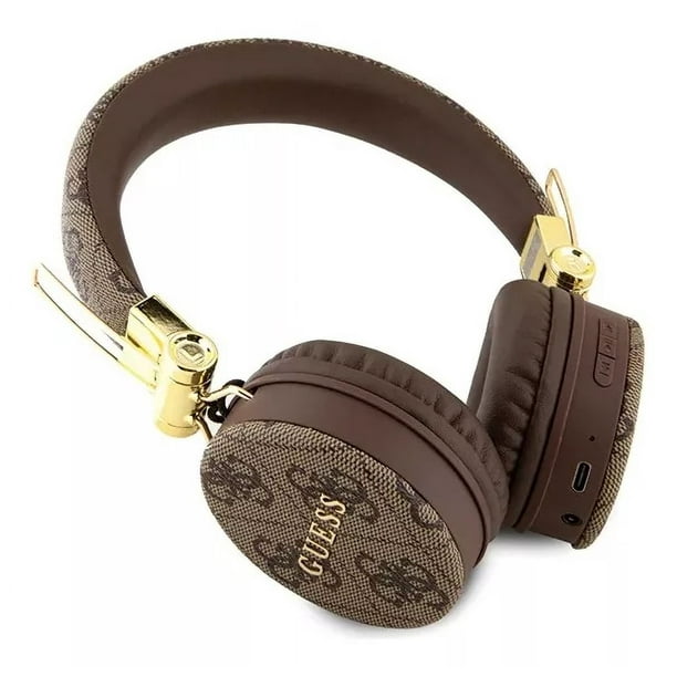 Audifono Guess Earphones Bluetooth Brown 4g Metal Color Café | Bodega ...