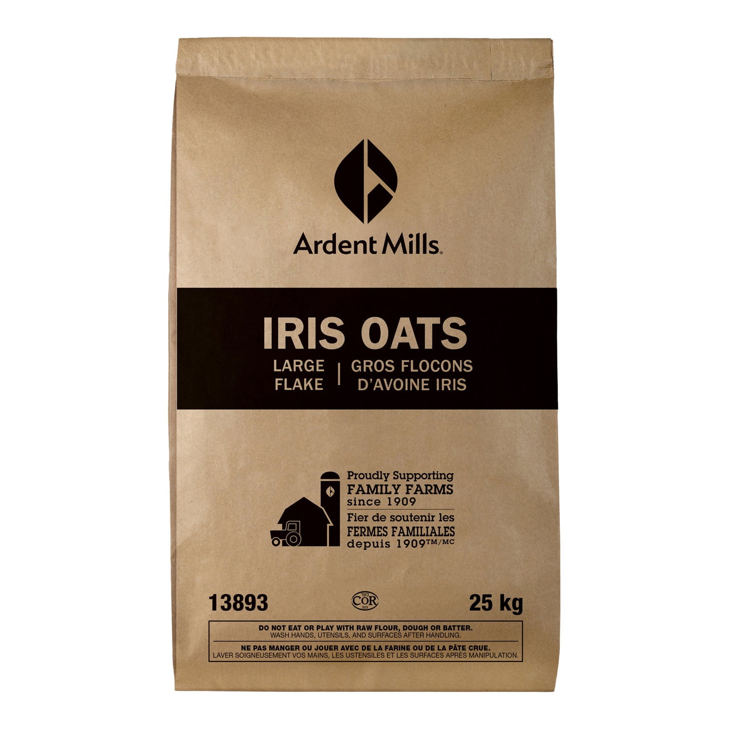 Ardent Mills Large Flake Iris Oats, Cereal | 25KG/Unit, 1 Unit/Case ...