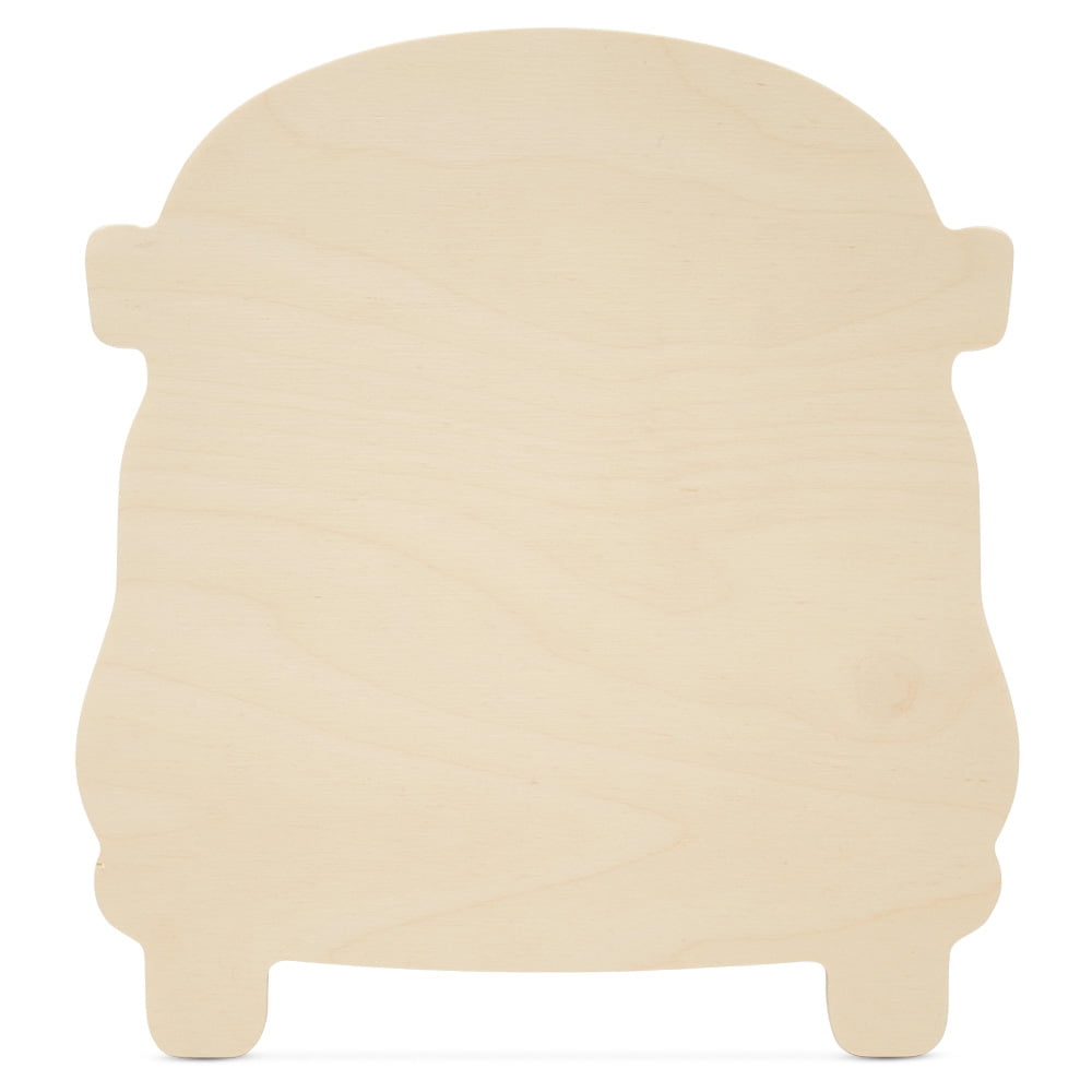 VW Bus Wood Cutouts 8-inch, 1/4 inch Thick, Pack of 50 Wooden Crafts to ...