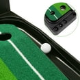 Portable Indoor/Outdoor Golf Game - 8 Ft Practice Mat with Inclined ...