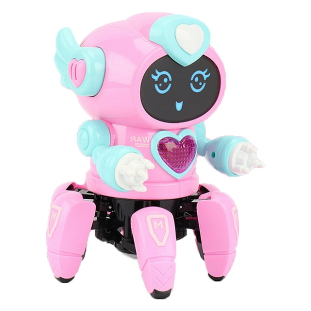 LoyGkgas Electronic Dancing Robot Toy Movable with Music Light for ...