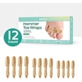 Welnove Broken Toe Wraps - Adjustable Toe Straightener & Corrector for ...