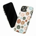 Smiley Faces Phone Case – Hand-Drawn Pastel Vibes | Dual Layer for ...