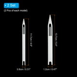 Uxcell Fishing Net Repair Kit, 1#，5# Plastic Fishing Net Sewing Needles ...