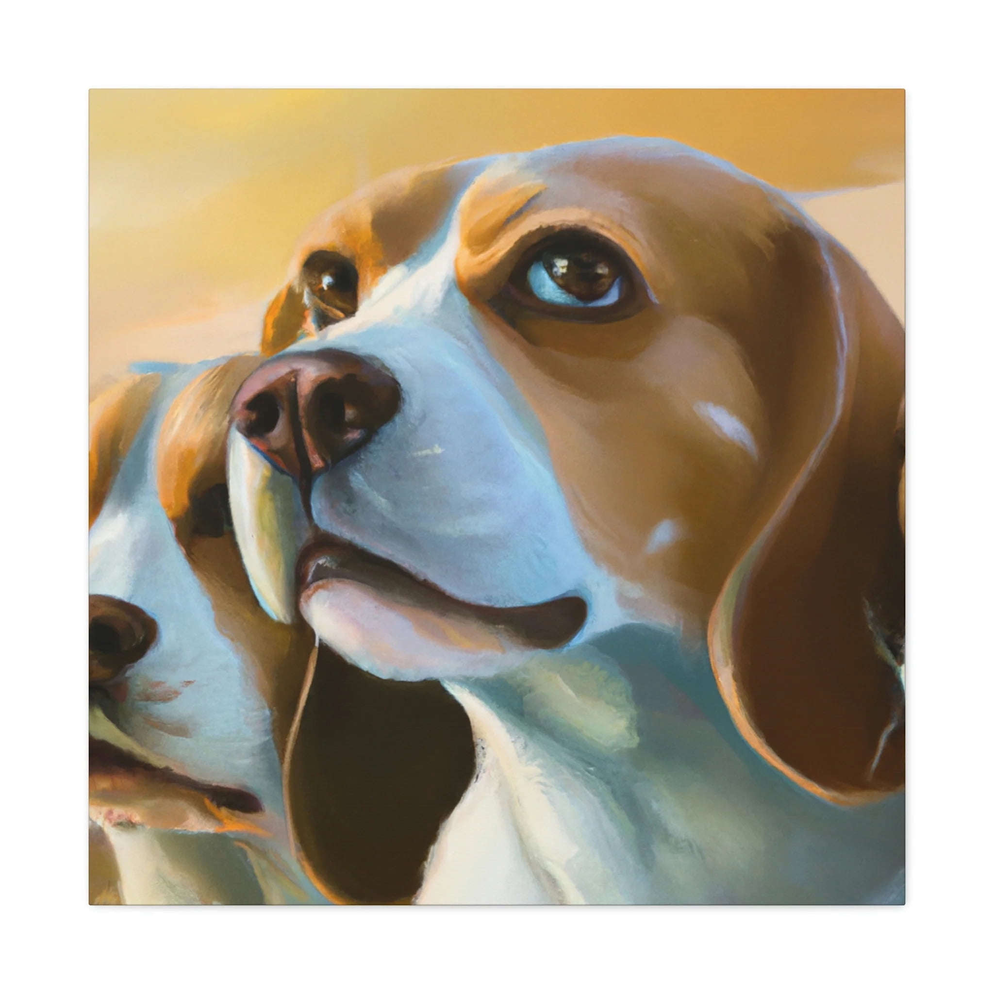 Beagle in Realism - Canvas - Walmart.com