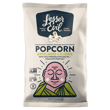 Lesser Evil Popcorn Oh My Ghee, 5 Oz. - Walmart.com