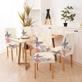 Butterfly Chair Covers for Dining Room Set of 4 Stretch Dining Chair ...