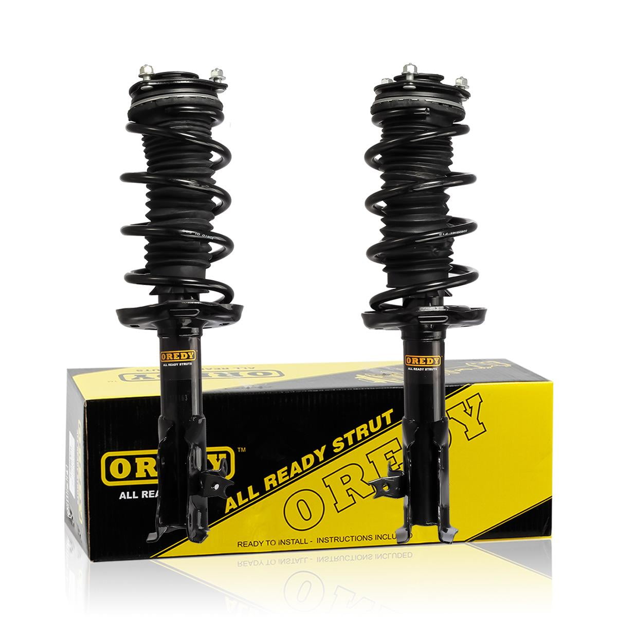 Oredy Front Pair Complete Shocks Struts Coil Springs Compatible With