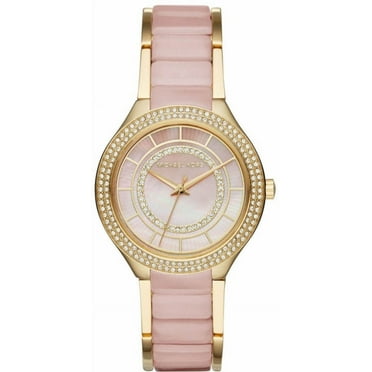 Michael Kors Women's Parker Chronograph Rose Gold-Tone Stainless Steel ...