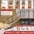 20 Set 1/8" T304 Stainless Steel Cable Railing Hardware Kit - Walmart.com