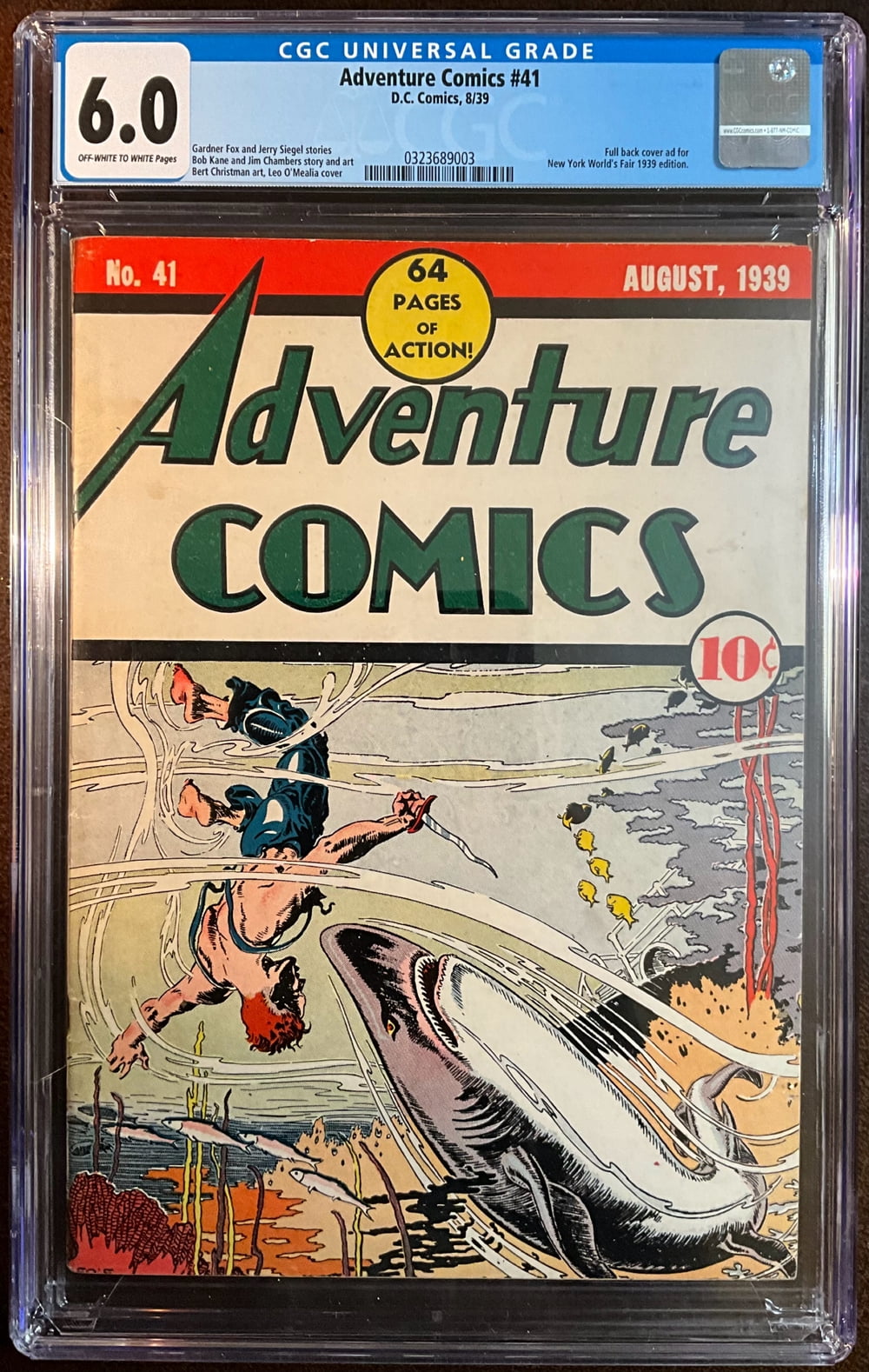 Adventure Comics #41 - CGC 6 Comic Book - Walmart.com