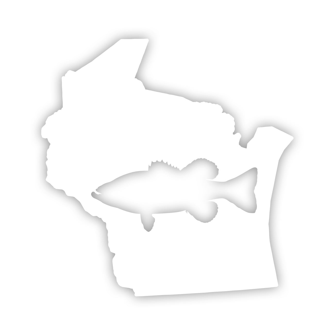 Wisconsin Bass Sticker Decal Die Cut - Self Adhesive Vinyl ...