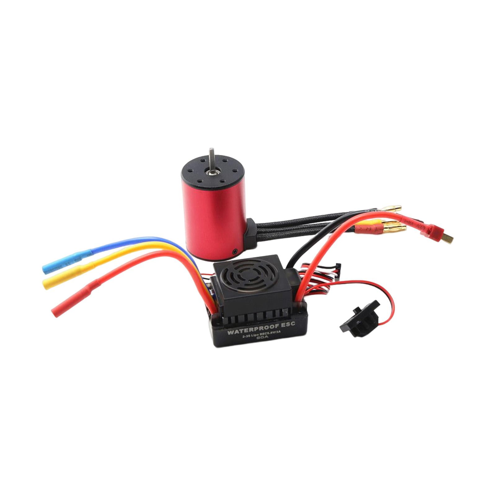 Waterproof Brushless Motor & 60A ESC Bulid in 5.5V/3A Bec S3650 ...