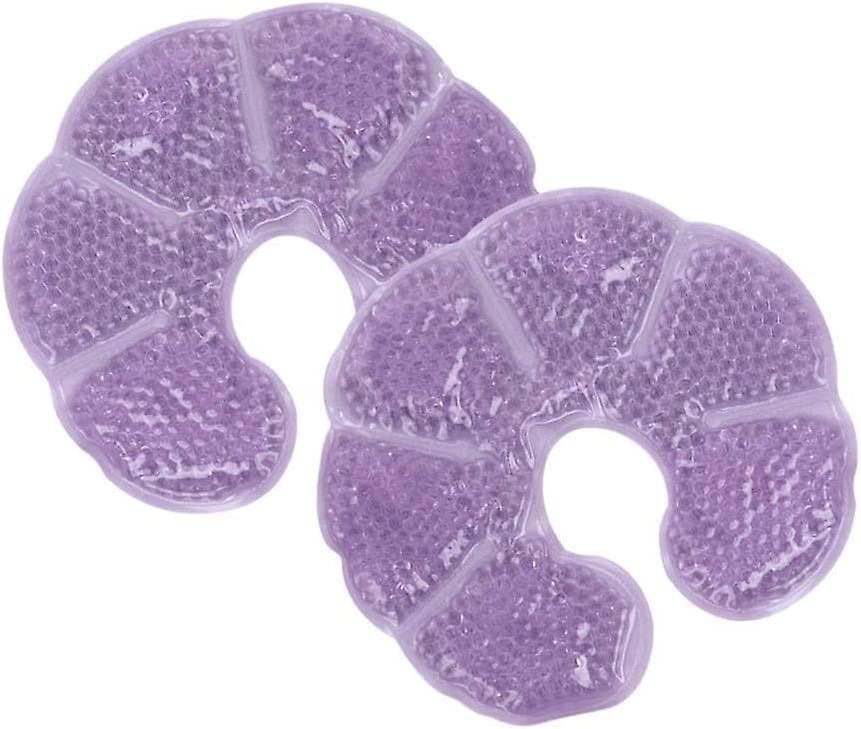 2 unidades (morado, 17 x 17 cm) 3 en 1, compresas frías y calientes ...