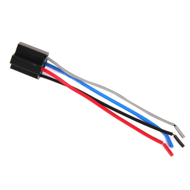 1 Piece 12V DC 40A Relay Socket, 4-pin Changeover Relay Socket for Car ...