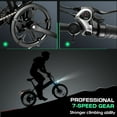 "Vivi 20"" Folding Electric Bike, 48V 500W, for Adults with Full ...