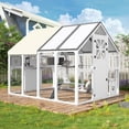 imerelez Extra Large Catio Outdoor Cat Enclosure, Walk-in Outdoor Pet ...