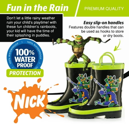 Nickelodeon - Nickelodeon Teenage Mutant Ninja Turtles TMNT Boys Black ...