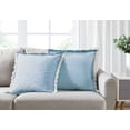 Better Homes & Gardens Blue Throw Pillows, 20x20, Cotton, 2 Pack ...