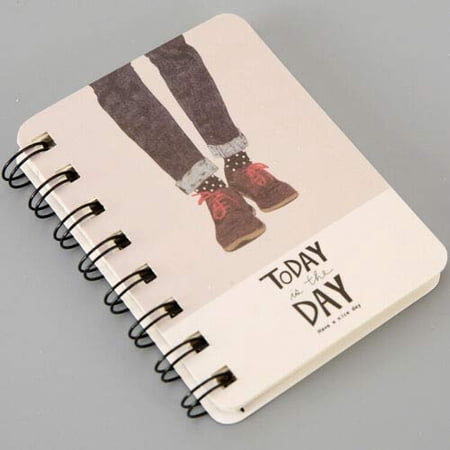 Mini Spiral Notebook Cartoon Diary Notepad Cute A7 160 Pages (1pcs ...