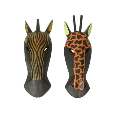 Design Toscano Tribal-Style Zebra Mask - Walmart.com