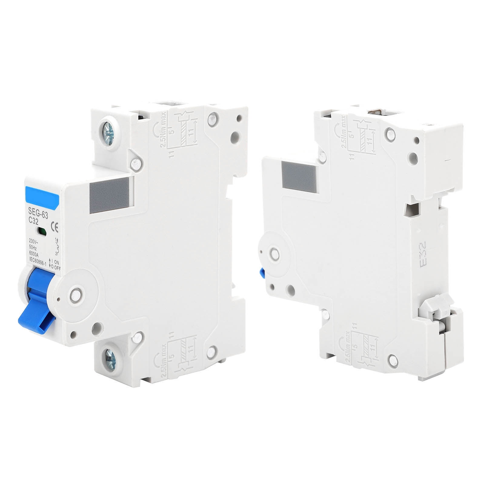 Disyuntor Interruptor de aire, Disyuntor Disyuntor en miniatura de riel ...